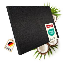 Floordirekt Fu&szlig;matte Kokos Schwarz 24 mm