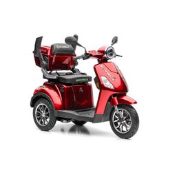 ECONELO Seniorenmobil J1000, Blei-Akku, 25 km/h, 1000 Watt, Rot