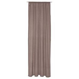 Vorhang "Lanea" Gr. 2, orange (terra), B:135cm H:175cm, Baumwolle, Polyester, LeGer Home by Lena Gercke, Gardinen, Leinenoptik, 1 Schal, verschiedene Gr&ouml;&szlig;en