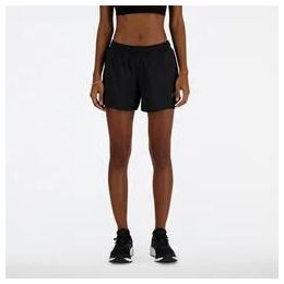 Laufshorts New Balance "SPORT ESSENTIAL 2-IN-1 SHORT 3", Damen, Gr. S, N-Gr, schwarz (schwarz (001)), Obermaterial: 100% Polyester, Hosen, mit integrierter Innenhose, mit seitlichen Einschubtaschen