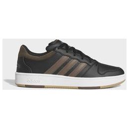 Sneaker Adidas SPORTSWEAR "HOOPS CLASSIC", Herren, Gr. 44, core schwarz, earth strata, ftwr wei&szlig;, Synthetik, Schuhe Sneaker