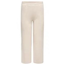Jerseyhose Only CARMAKOMA "CARGRETCHEN LONG WIDE PANT JRS", Damen, Gr. XL (54), N-Gr, birch detail:melange, Jersey, Obermaterial: 78% Polyester, 17% Viskose, 5% Elasthan, meliert, regular fit, Hosen Jerseyhose