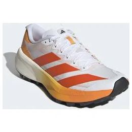 Trailrunningschuh Adidas TERREX "AGRAVIC 4 TRAIL RUNNING", Damen, Gr. 38,5, cloud wei&szlig;, impact orange, pure tangerine, Synthetik, Textil, Schuhe