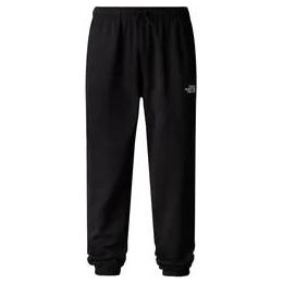 Jogginghose The North Face "M SIMPLE DOME REGULAR TAPERED JOGGER", Herren, Gr. XL, N-Gr, tnf schwarz, Obermaterial: 68% Baumwolle, 32% Polyester, Hosen Jogginghose, sportlicher Stil, regul&auml;re Passform