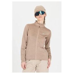 Fleecejacke WHISTLER "Juice", Herren, Gr. 36, beige, 92% Polyester, 8% Elasthan, unifarben, normal, hoch geschlossener Ausschnitt, Jacken Fleecejacke, aus leichtem Waffle-Material