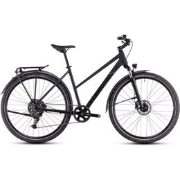 Cube Nature One Allroad Trekkingrad Trapeze 28" black'n'black 54 cm