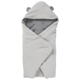 Avelia Einschlagdecke, Grau, Textil, 100x110 cm, Textiles Vertrauen - Oeko-Tex&reg;, Gots, Schlafen, Babybett-Ausstattung, Babyschlafsack