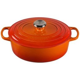 Le Creuset Signature Br&auml;ter oval 27 cm ofenrot