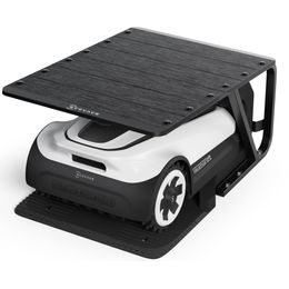 M&auml;hroboter-Garage Ecovacs "R136-11", schwarz, B:54,2cm H:42,8cm T:80,2cm, Stahl, M&auml;hroboterstationen