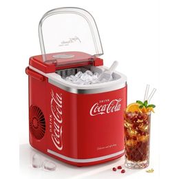 Salco Elektrischer Eisw&uuml;rfelbereiter "IM-1215", rot, B:23,8cm H:33cm T:31,6cm, Eisw&uuml;rfelbereiter, COCA-COLA ICE CUBE MAKER
