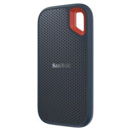 Sandisk SSD-Festplatte "SSD Extreme Portable, USB 3.2 Gen2", schwarz, 4000 GB, Lesegeschwindigkeitmaximal 1050 MB/s, Festplatten