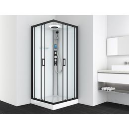 Komplettdusche Sanotechnik "MIAMI", wei&szlig;, B:90cm H:215cm T:90cm, Duschkabinen, LxBxH: 90x90x215cm