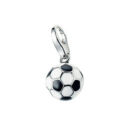 Charm-Einh&auml;nger "Fu&szlig;ball, Silber 925", silber, Giorgio Martello MILANO, Charms, Damen, Silber 925 (Sterlingsilber)