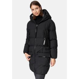 Winterjacke Trueprodigy "Willo F Reflektierender Innenkragen", Damen, Gr. L, schwarz, Obermaterial: 100% Polyester PES., slim fit, Jacken Winterjacke