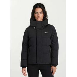Winterjacke Trueprodigy "Edris F dicke Winterjacke mit Eingrifftasche und Applikation", Damen, Gr. L, schwarz, Obermaterial: 100% Polyester PES., Jacken Winterjacke