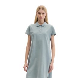 Marc O'Polo Jerseykleid MARC O'POLO "aus Piqu&eacute;-Jersey", Damen, Gr. L, Normalgr&ouml;&szlig;en, quiet sea, Obermaterial: 96% Baumwolle, 4% Elasthan, unifarben, regular fit knielang, Kleider Jerseykleid