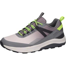 Waldl&auml;ufer Sneaker WALDL&Auml;UFER "H-CARL", Herren, Gr. 9 (43), grau, neongr&uuml;n, Synthetik, Textil, Schuhe Sneaker, Outdoorschuh, Freizeitsneaker, waterproof, Schuhweite H (= sehr weit)