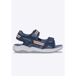 Sandale Lotto, M&auml;dchen, Gr. 29, navy, midblau, Synthetik, Schuhe Sandale, - mit Flexkerben f&uuml;r einen nat&uuml;rlichen Bewegungsablauf