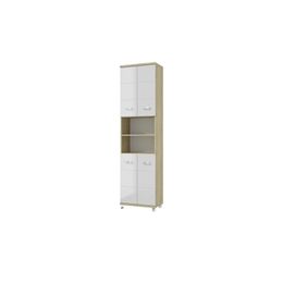 H&ouml;ffner Hochschrank Nehmitzsee &brvbar; holzfarben &brvbar; Ma&szlig;e (cm): B: 51 H: 192,5 T: 32.0 &raquo; H&ouml;ffner