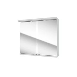 H&ouml;ffner Spiegelschrank Nehmitzsee &brvbar; wei&szlig; &brvbar; Ma&szlig;e (cm): B: 80 H: 73 T: 31.0 &raquo; H&ouml;ffner