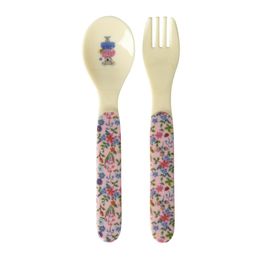 Rice Baby Besteck, Kinderbesteck Nathalie L&eacute;t&eacute; 14 cm, pink skandinavische Deko Online Shop