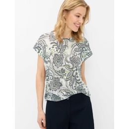 Brax Damen Shirt Style CAELEN S soft ecru, Altwei&szlig;, Gr. 48