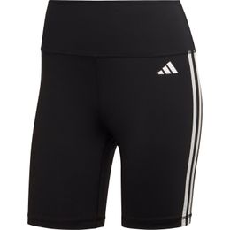 Adidas TRAINING ESSENTIALS 3-STREIFEN Tights Damen - Gr&ouml;&szlig;e XL - schwarz