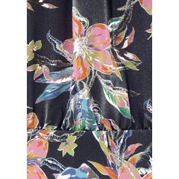 Lascana sheego Gro&szlig;e Gr&ouml;&szlig;en Tankini-Top, anthrazit-bedruckt, Gr&ouml;&szlig;e 48 - Damen