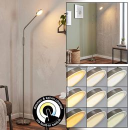 hofstein Kavin Stehleuchte LED Nickel-Matt, 1-flammig