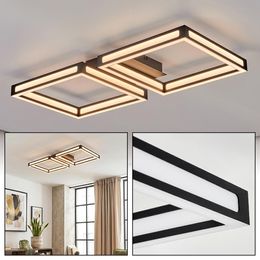 hofstein Danor Deckenleuchte LED Schwarz, 1-flammig
