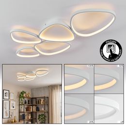 hofstein Molin Deckenleuchte LED Wei&szlig;, 1-flammig
