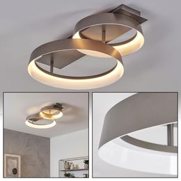hofstein Jelok Deckenleuchte LED Braun, 1-flammig