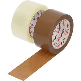 ratioform flow PP-Packband ratioTape, L&auml;nge 100 m, VE 6 Rollen, transparent, Bandbreite 50 mm, ab 100 VE
