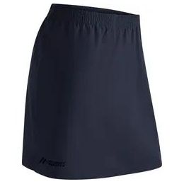 Midirock Maier Sports "Rain Skirt 2.0", Damen, Gr. 34, blau (dunkelblau), 100% Polyester, R&ouml;cke, Damen Regenrock, wasserabweisend atmungsaktiv, Rock in sich verpackbar
