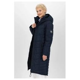 alife and kickin Winterjacke ALIFE & KICKIN "Damen VedaAK A Parka Winterjacke, gef&uuml;tterte Jacke", Damen, Gr. XL, blau (marine), 100% Polyester, Jacken Winterjacke, Leichter gef&uuml;tterter Mantel mit weichem Teddyfell Innenfutter