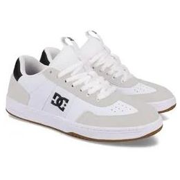 Schn&uuml;rschuh DC Shoes "DC Astrix", Herren, Gr. 14(48,5), wei&szlig; (wei&szlig;, schwarz), Obermaterial:61.35% Leder, 38.65% Synthetikmaterial;, Schuhe Schn&uuml;rschuh