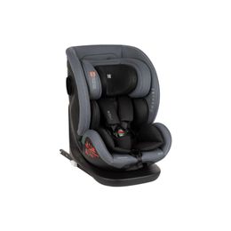Kikkaboo Kindersitz i-View i-Size (40-150cm) Isofix Top Tether 360-Grad-Drehung dunkelgrau