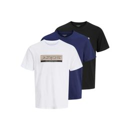 Jack & Jones Jack & Jones T-Shirt Inwood Kurzarmshirt im Dreierpack