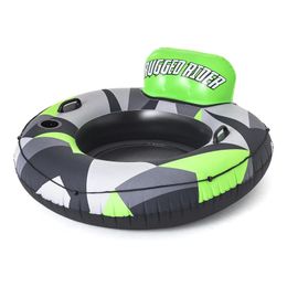 Bestway 43280 Schwimmring Rugged Rider I &Oslash;135cm mit Lehne Getr&auml;nkehalter Mesh