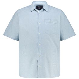 Herren Gro&szlig;e Gr&ouml;&szlig;en | s.Oliver Freizeithemd mit Streifen Farbe blau Gr&ouml;&szlig;e: 5XL