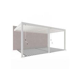 PergoLine Superior Wand Pergola 3,6 m x 5,3 m wei&szlig;