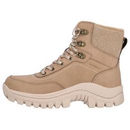 Stiefel WHISTLER "Nuslog", Damen, Gr. 36, beige (braun), Kunstfaser, Polyurethane, Schuhe Stiefel, mit Allwetterprofil