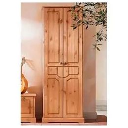 Garderobenschrank OTTO HOME "Klera", beige (natur), B:67cm H:187cm T:37cm, Massivholz, Schr&auml;nke, Garderobenschrank, Breite 67 cm, aus massiver Kiefer, FSC-zertifiziert