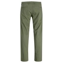 Jack & Jones Chinohose JACK & JONES "JPSTKANE DYLAN CHINO", Herren, Gr. 30, L&auml;nge 32, deep lichen gr&uuml;n, Web, Obermaterial: 98% Baumwolle, 2% Elasthan, unifarben, regular fit kn&ouml;chellang, Hosen Chinohose