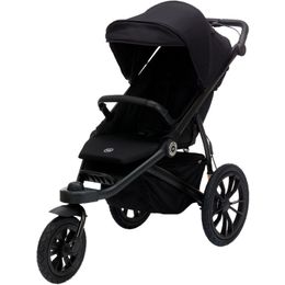 Jogger-Kinderwagen fillikid "Run S609", Kinder, schwarz (schwarz melange), Kinderwagen