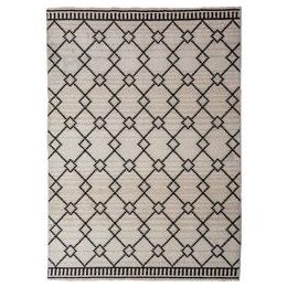Teppich FLAIR RUGS "ALLIA DIAMOND", monochrom, B:120cm H:8mm L:160cm, Oberfl&auml;che: 100% Polyester. R&uuml;ckseite: 60% Baumwolle, 31% Polyester, 9% Synthetik, Teppiche, Teppich