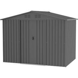 Ger&auml;tehaus Tepro "Flex Shed XL", grau (anthrazit), Stahlblech, Ger&auml;teh&auml;user, Metall