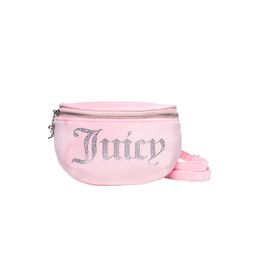 G&uuml;rteltasche Juicy Couture "KIMBERLY WAIST BAG Damen", Damen, Gr. B/H/T: 7cm x 14cm onesize, rosa (juicy pink), Polyester, Taschen G&uuml;rteltasche, G&uuml;rteltasche Damen, Cross Body Bag, Velour, Fashion, Lifestyle, Sale