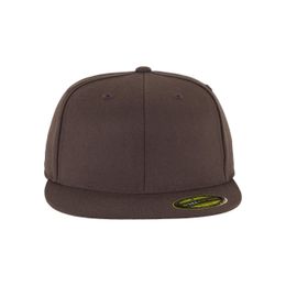 Flex Cap Flexfit "Flexfit Unisex Premium 210 Fitted", Gr. S/M (6 -7 &frac14;), braun, 83% Polyacryl, 15% Wolle, 2% Elasthan, Caps