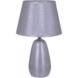 N&auml;ve N&Auml;VE Tischleuchte "SIMPLY CERAMICS", silber (silberfarben), 1, &Oslash; 23cm H: 37cm, Leuchten, Tischleuchte